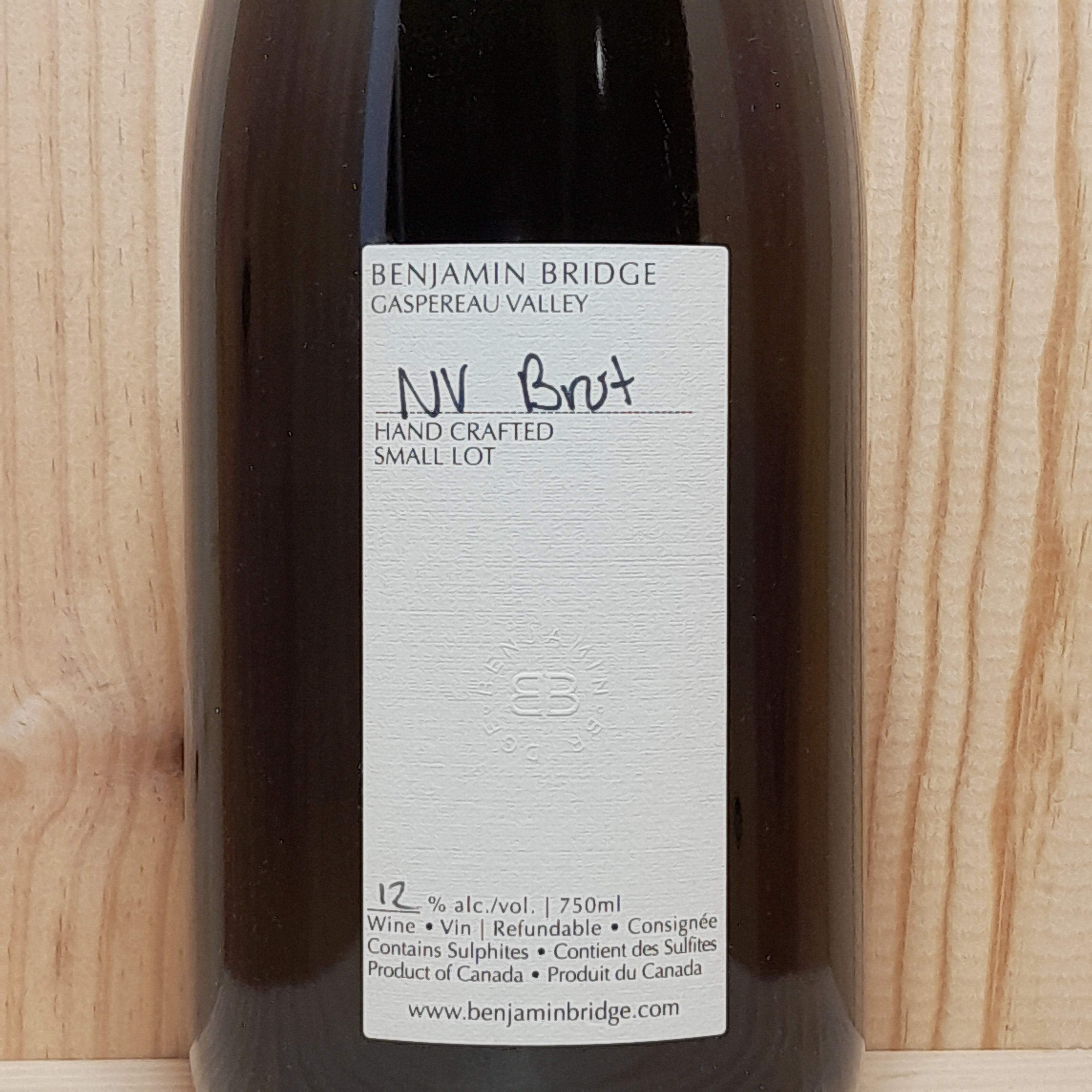 Benjamin Bridge NV Brut – Blackrock Cellar